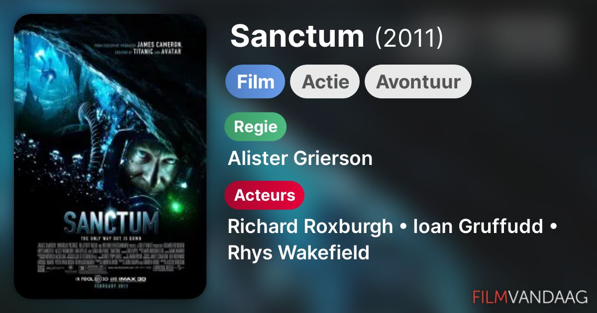 Sanctum (film, 2011) - FilmVandaag.nl