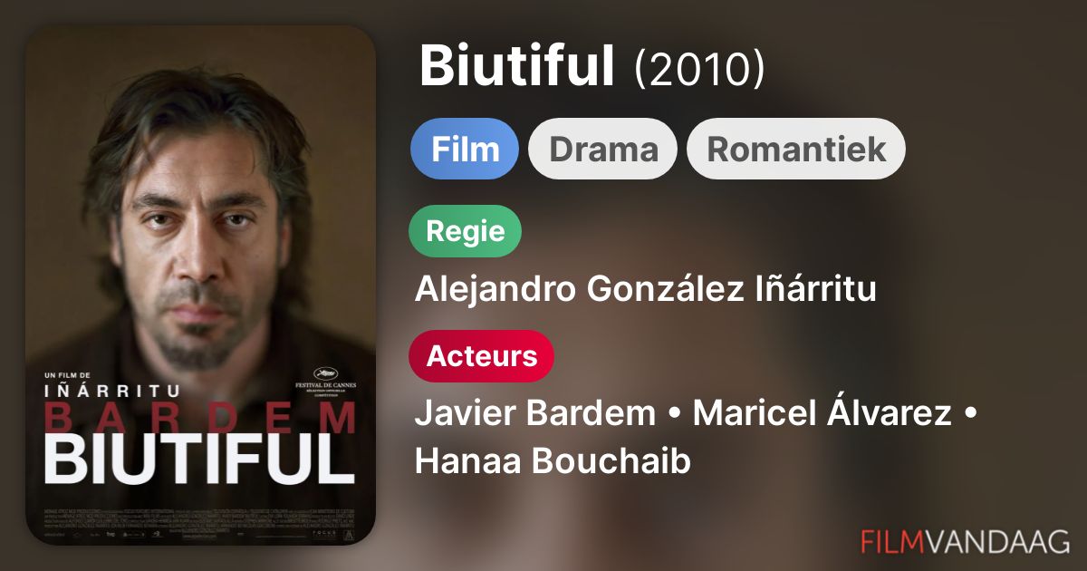 Biutiful (film, 2010) - FilmVandaag.nl
