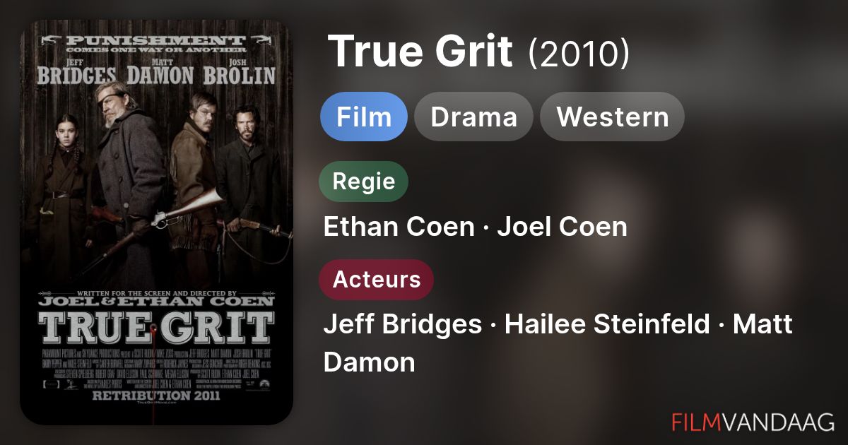 True Grit (film, 2010) - FilmVandaag.nl
