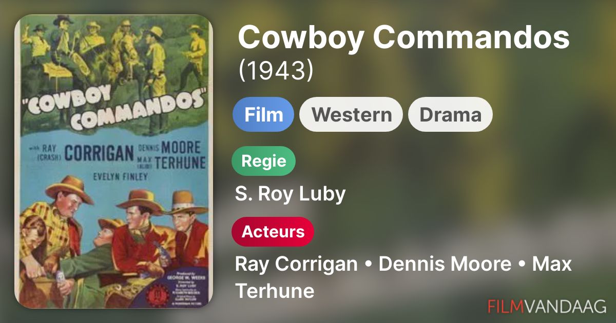 Cowboy Commandos (film, 1943) Nu Online Kijken - FilmVandaag.nl