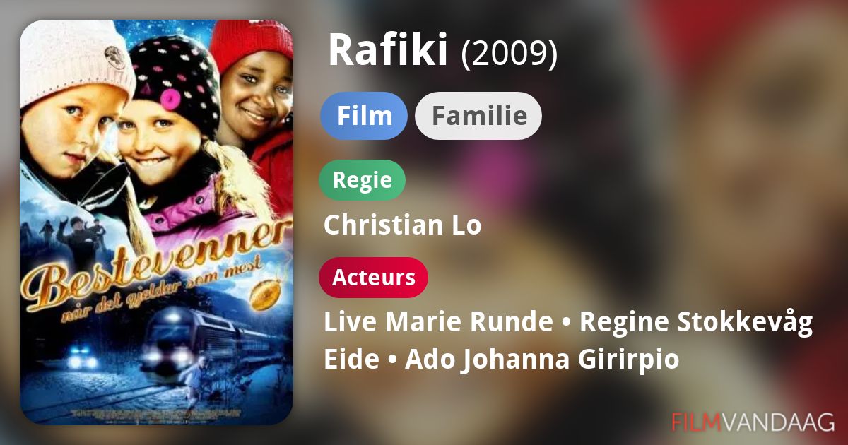 Rafiki (film, 2009) - FilmVandaag.nl
