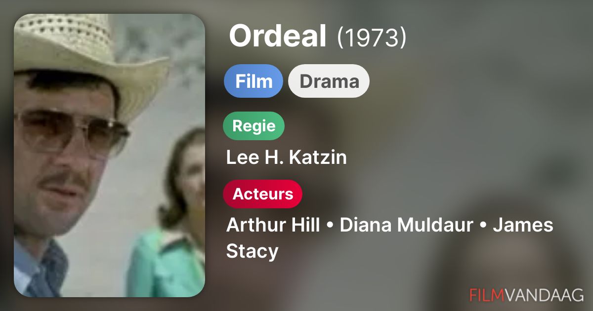 Ordeal (film, 1973) - FilmVandaag.nl