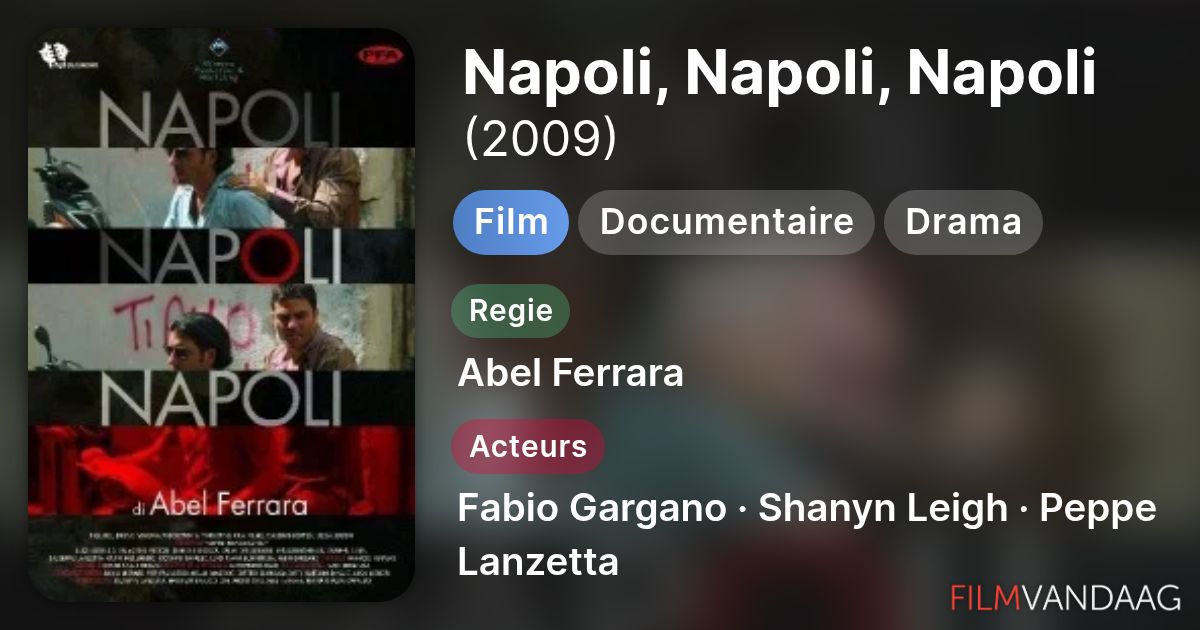 Napoli, Napoli, Napoli (film, 2009) - FilmVandaag.nl