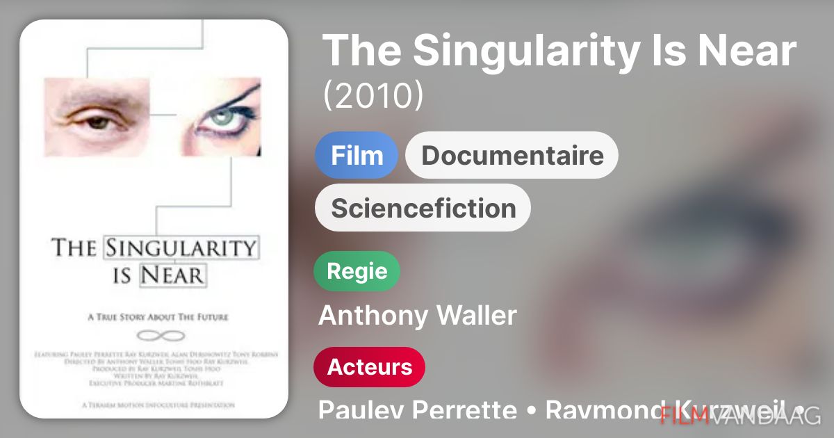 The Singularity Is Near (film, 2010) - FilmVandaag.nl