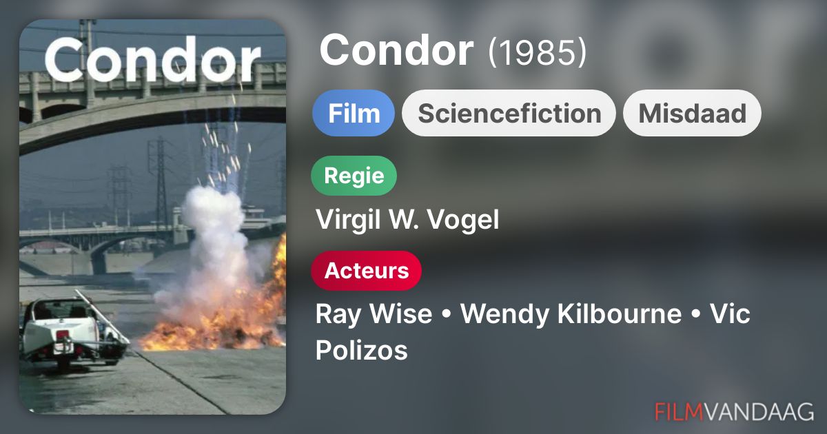 Condor (film, 1986) - FilmVandaag.nl