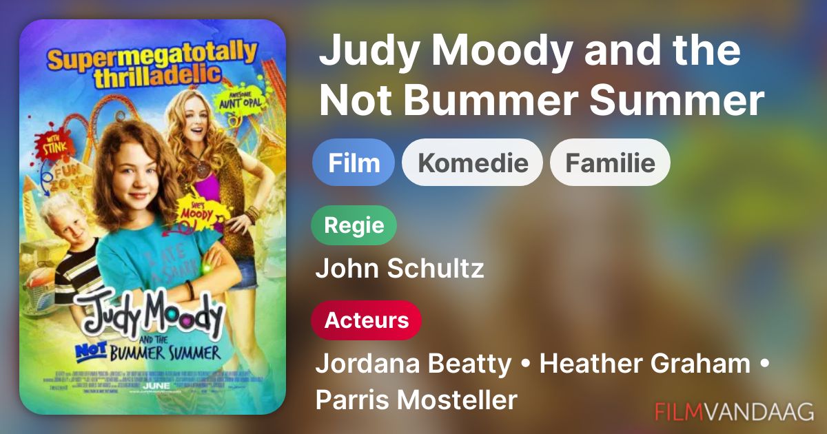 Judy Moody and the Not Bummer Summer (film, 2011) - FilmVandaag.nl
