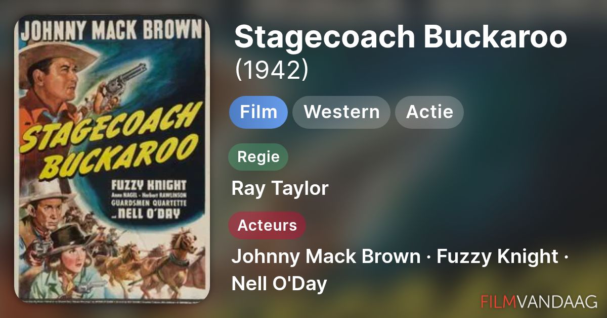 Stagecoach Buckaroo (film, 1942) - FilmVandaag.nl