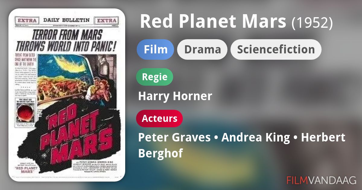 Red Planet Mars (film, 1952) - FilmVandaag.nl