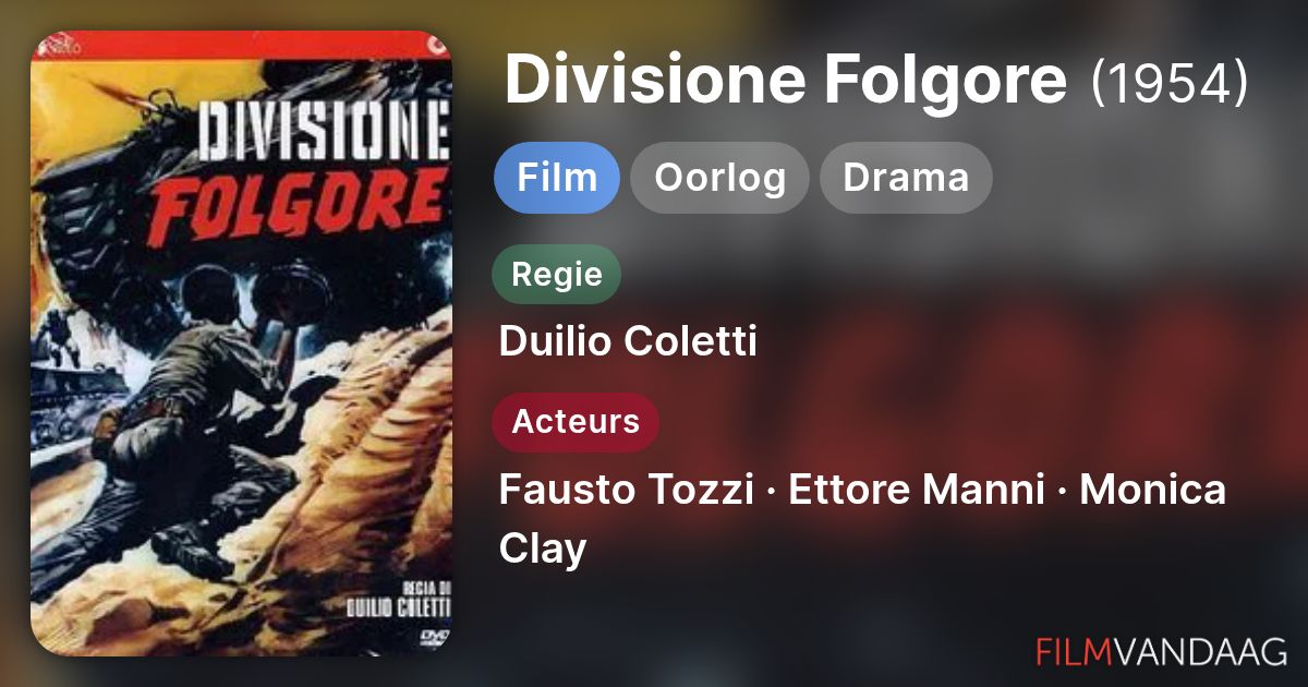 Divisione Folgore (film, 1954) - FilmVandaag.nl