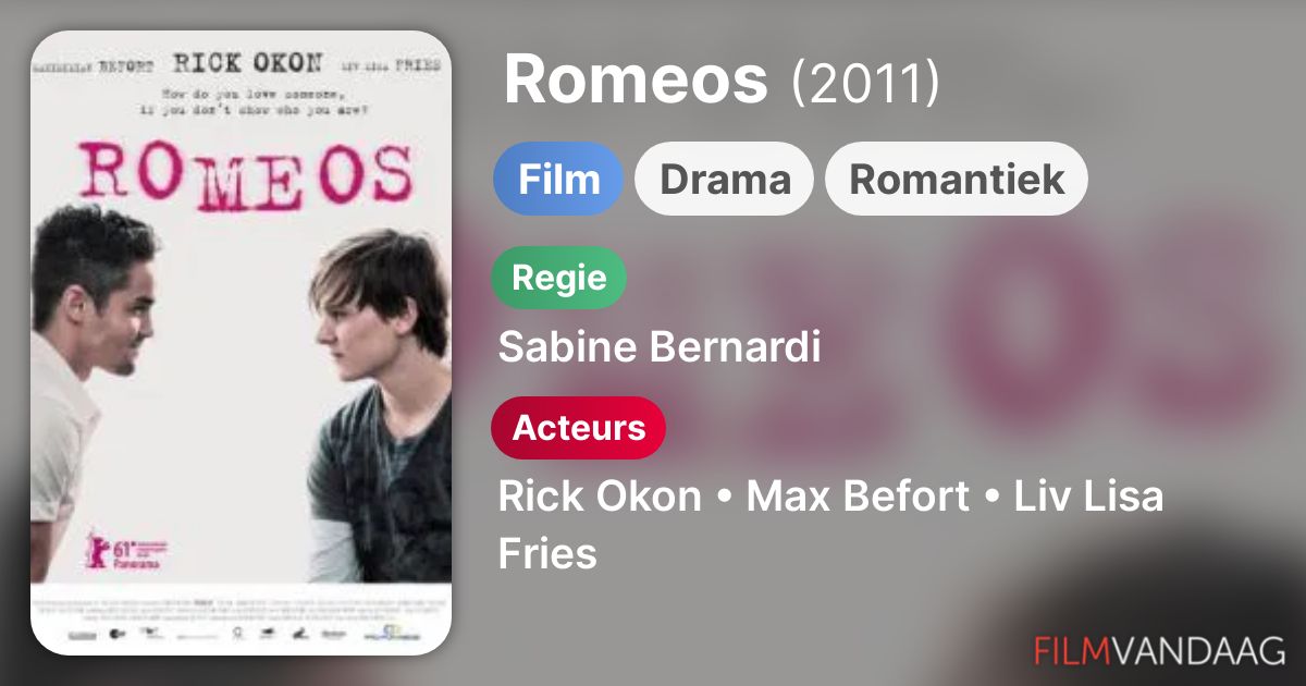 Romeos (film, 2011) - FilmVandaag.nl