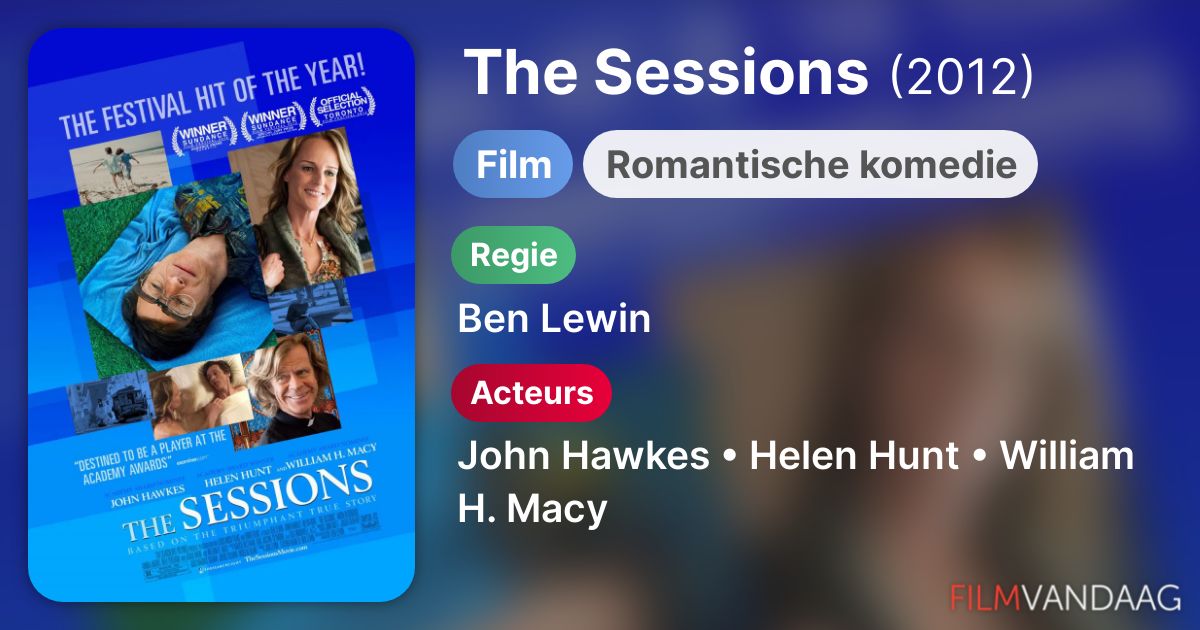 The Sessions (film, 2012) - FilmVandaag.nl