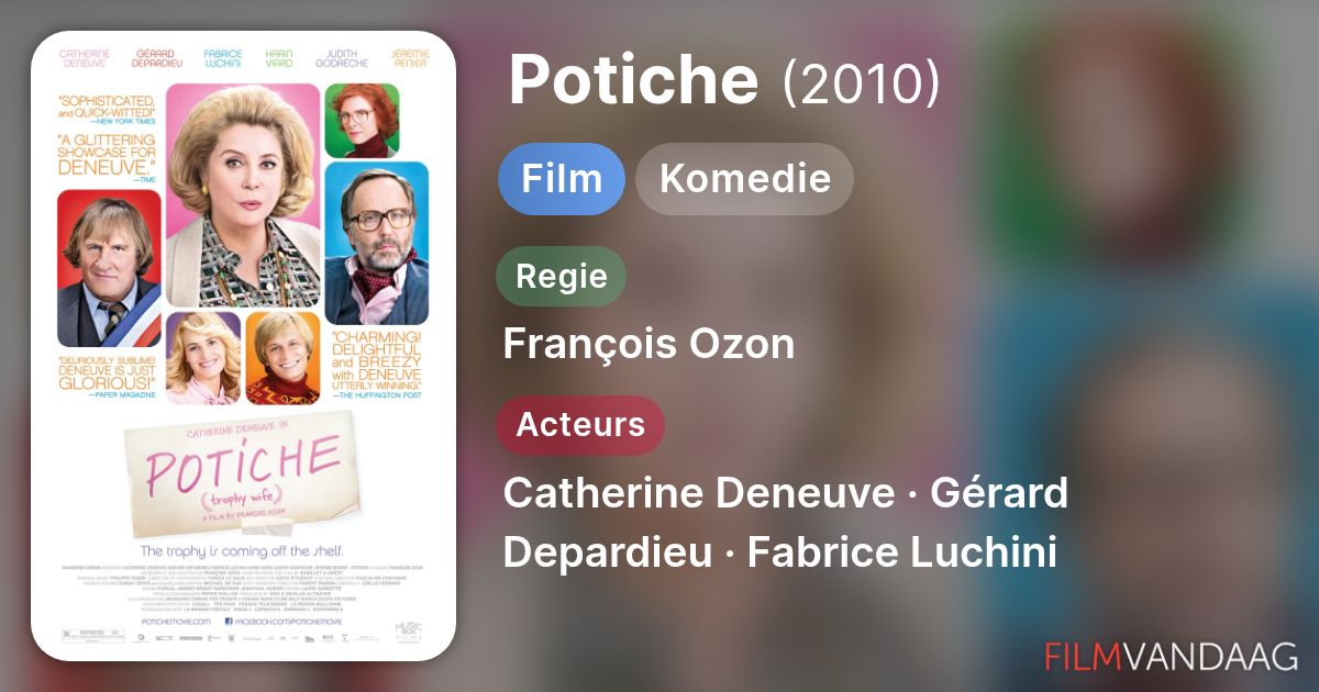 Potiche (film, 2010) - FilmVandaag.nl