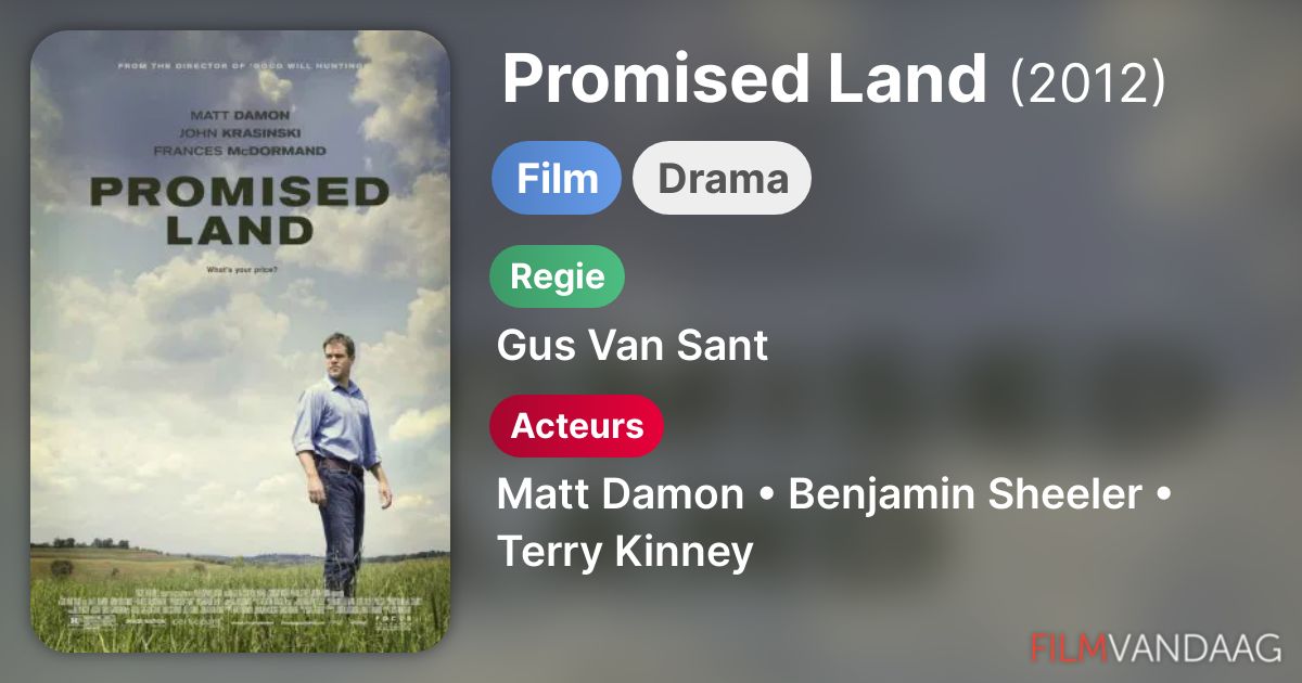 Promised Land (film, 2012) - FilmVandaag.nl