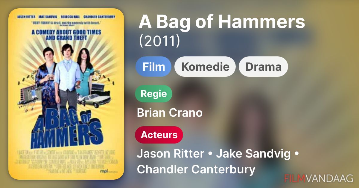 A Bag of Hammers (film, 2011) - FilmVandaag.nl