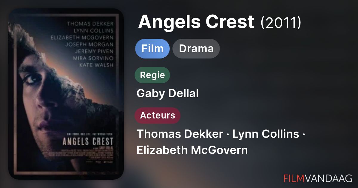 Angels Crest (film, 2011) - FilmVandaag.nl