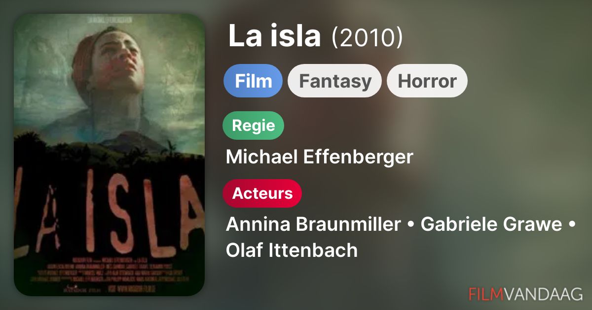 La isla (film, 2010) - FilmVandaag.nl