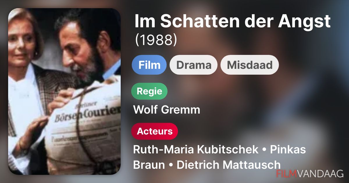 Im Schatten der Angst (film, 1988) - FilmVandaag.nl
