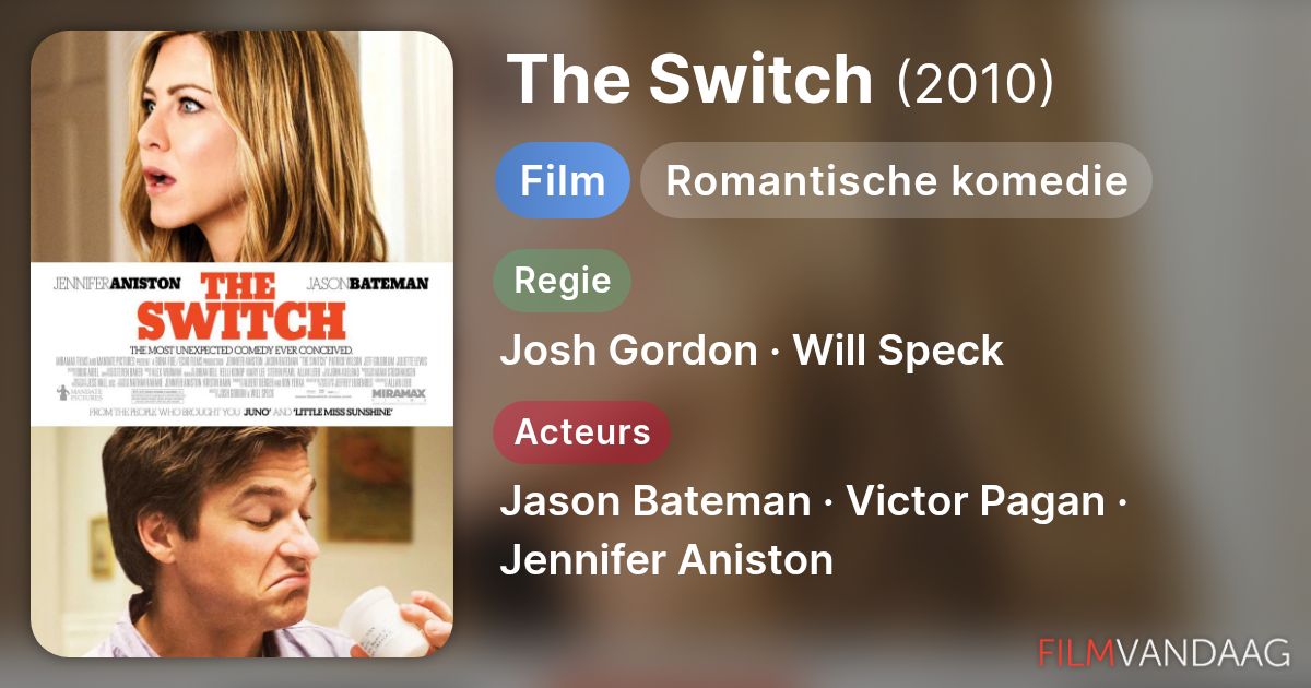 The Switch (film, 2010) kopen op dvd of blu-ray - FilmVandaag.nl
