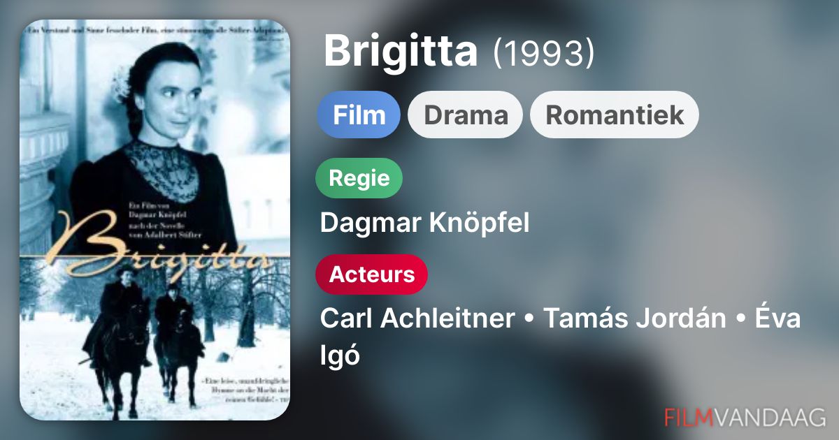Brigitta (film, 1993) - FilmVandaag.nl