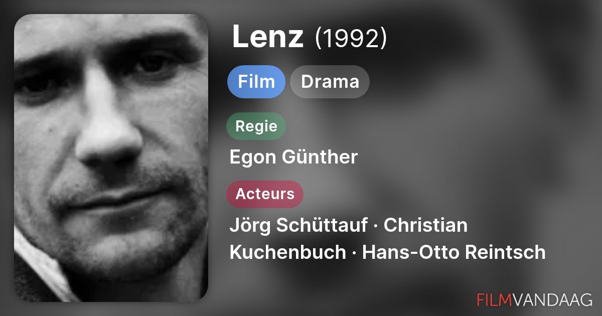 Lenz (film, 1992) - FilmVandaag.nl