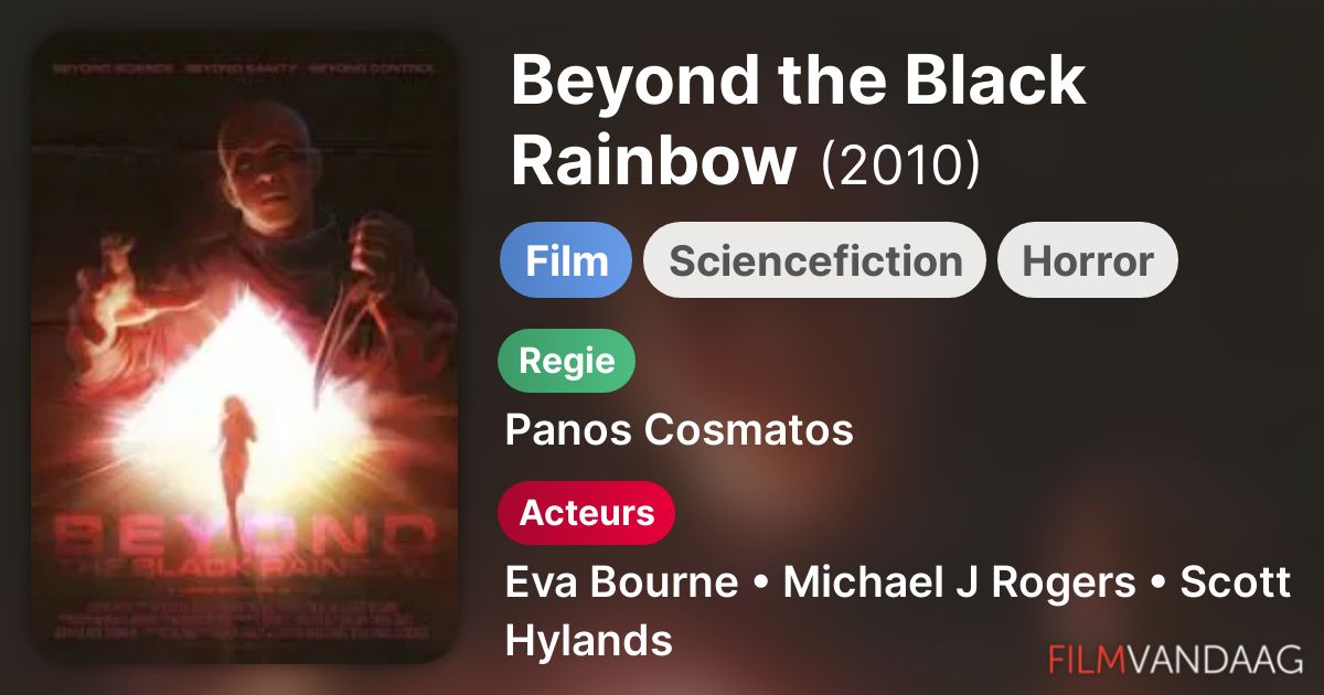 Beyond the Black Rainbow (film, 2010) - FilmVandaag.nl