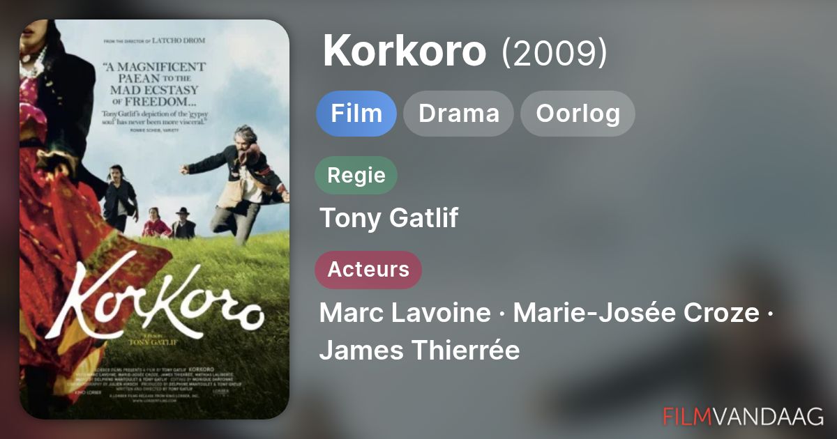 Korkoro (film, 2009) - FilmVandaag.nl