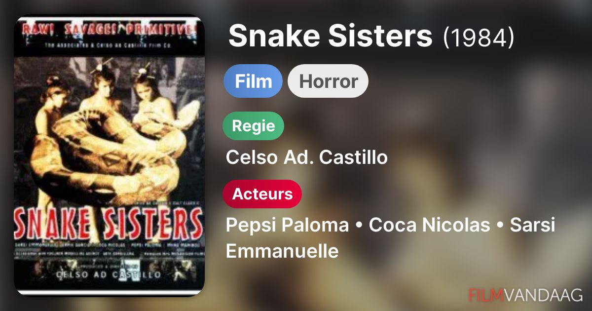 Snake Sisters (film, 1984) - FilmVandaag.nl