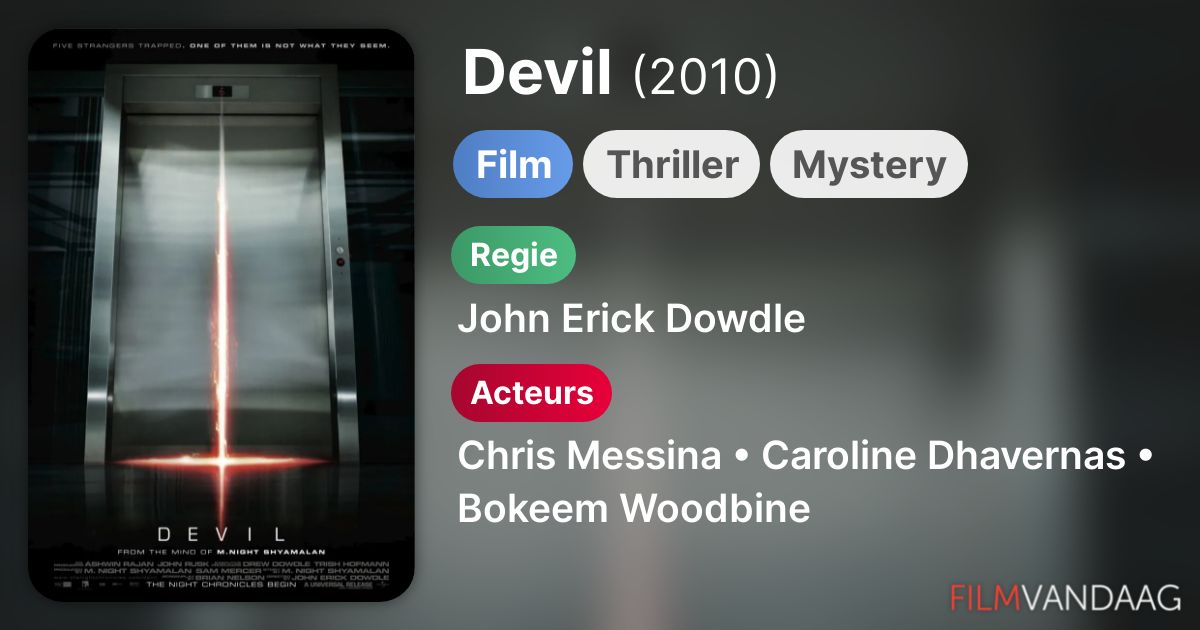 Devil (film, 2010) - FilmVandaag.nl