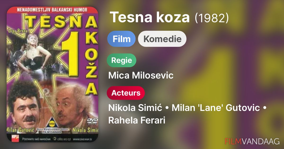 Tesna koza (film, 1984) - FilmVandaag.nl