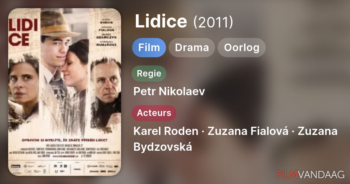 Lidice (film, 2011) Nu Online Kijken - FilmVandaag.nl