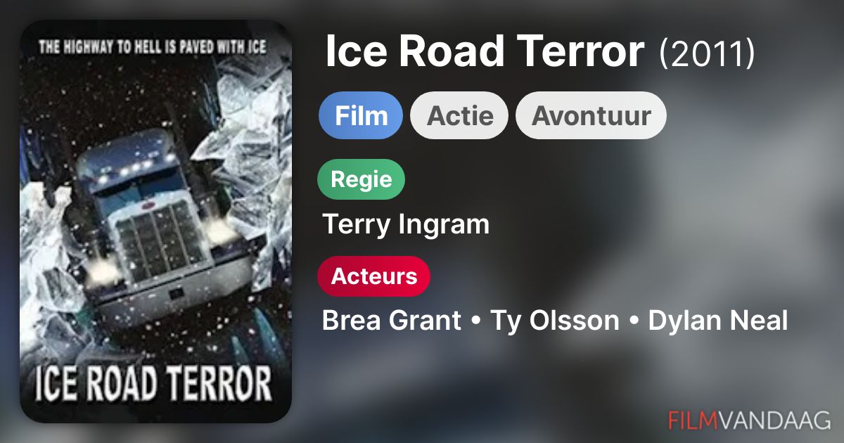 Ice Road Terror (film, 2011) - FilmVandaag.nl