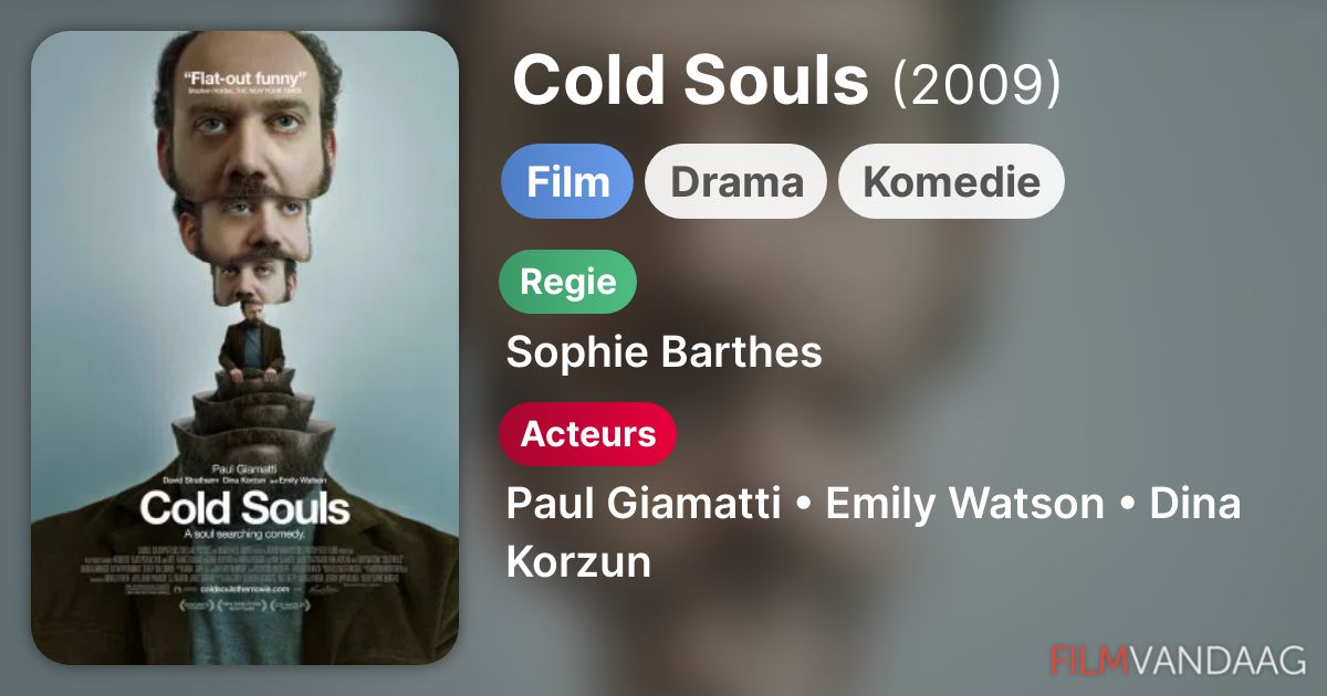 Cold Souls (film, 2009) - FilmVandaag.nl