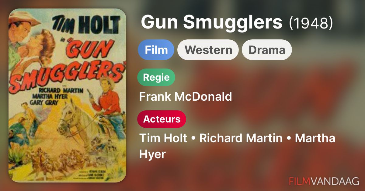 Gun Smugglers (film, 1948) - FilmVandaag.nl