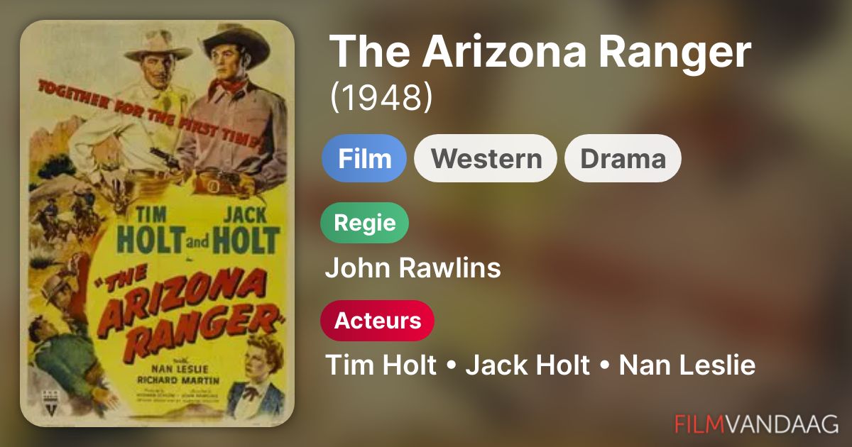 The Arizona Ranger (film, 1948) kopen op dvd of blu-ray - FilmVandaag.nl