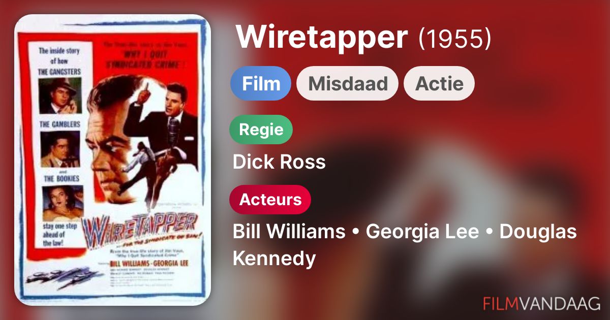 Wiretapper (film, 1955) - FilmVandaag.nl