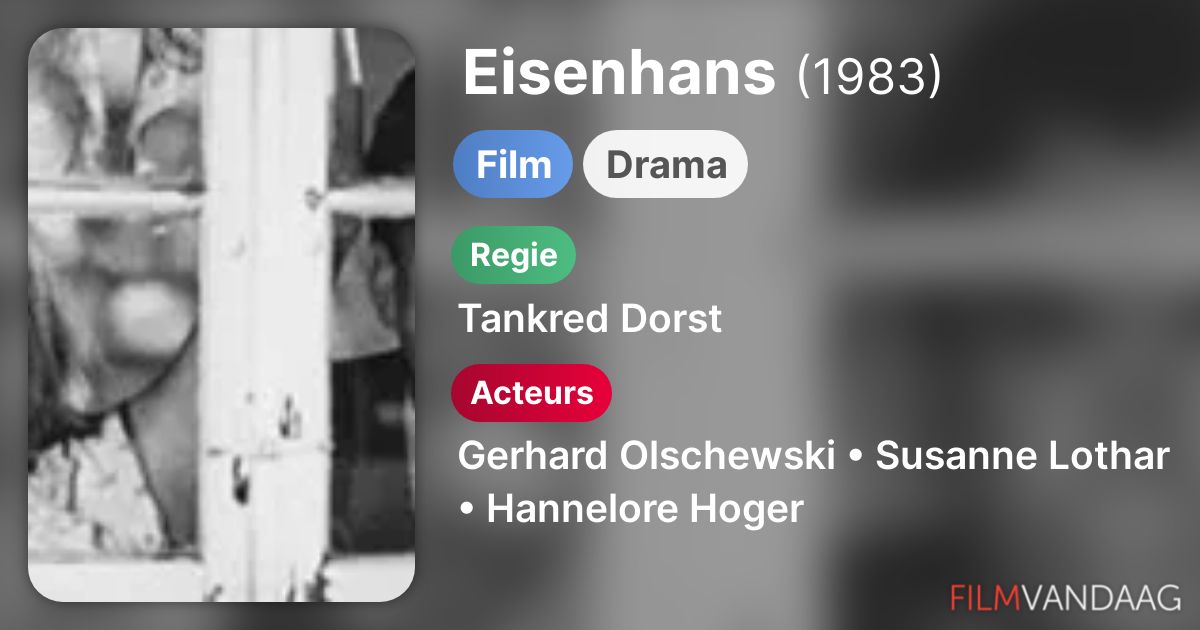 Eisenhans (film, 1983) - FilmVandaag.nl