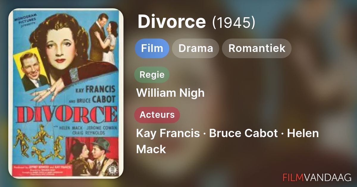 Divorce (film, 1945) - FilmVandaag.nl