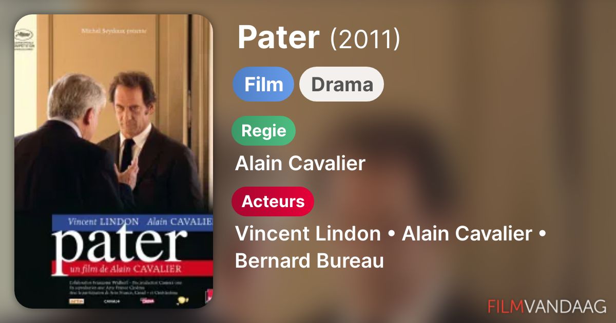 Pater (film, 2011) - FilmVandaag.nl