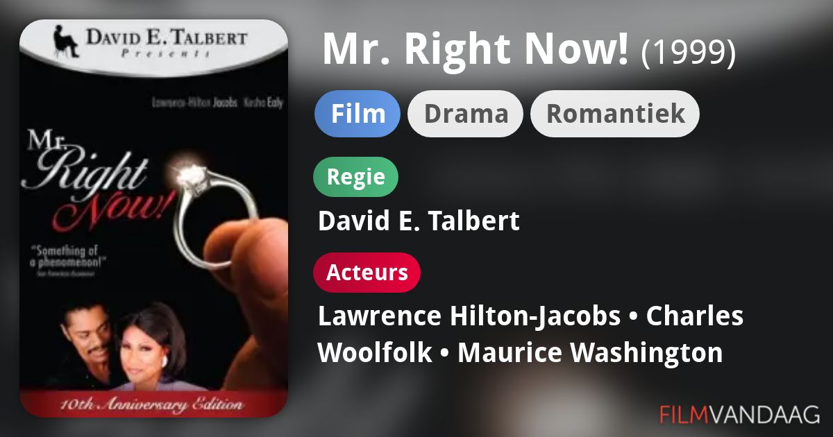 Mr. Right Now! (film, 1999) - FilmVandaag.nl