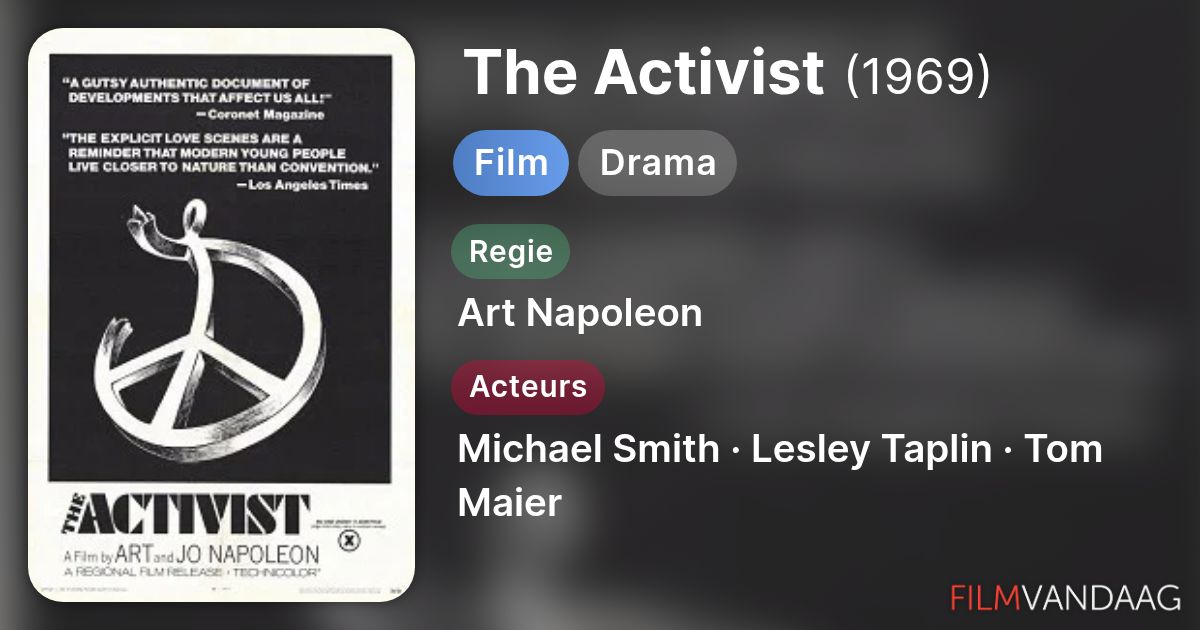 The Activist (film, 1969) - FilmVandaag.nl