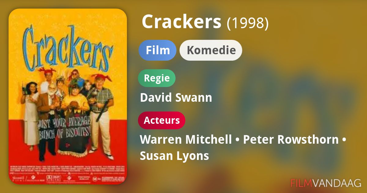 Crackers (film, 1998) Nu Online Kijken - FilmVandaag.nl
