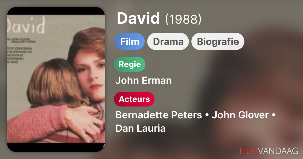David (film, 1988) - FilmVandaag.nl