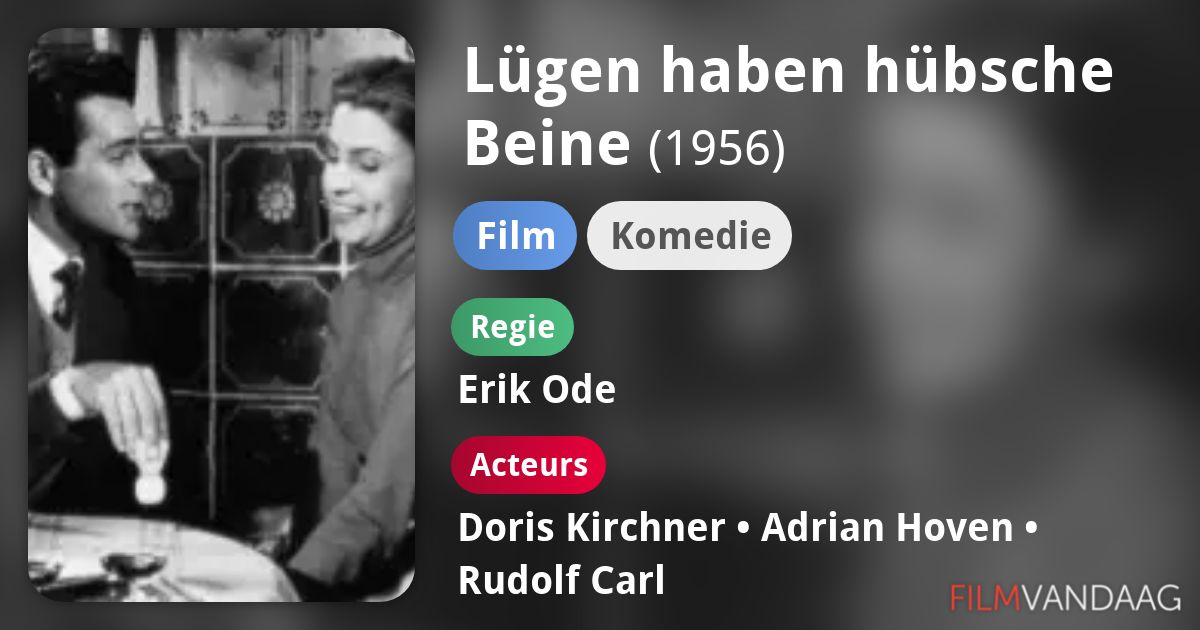 Lügen haben hübsche Beine (film, 1956) - FilmVandaag.nl
