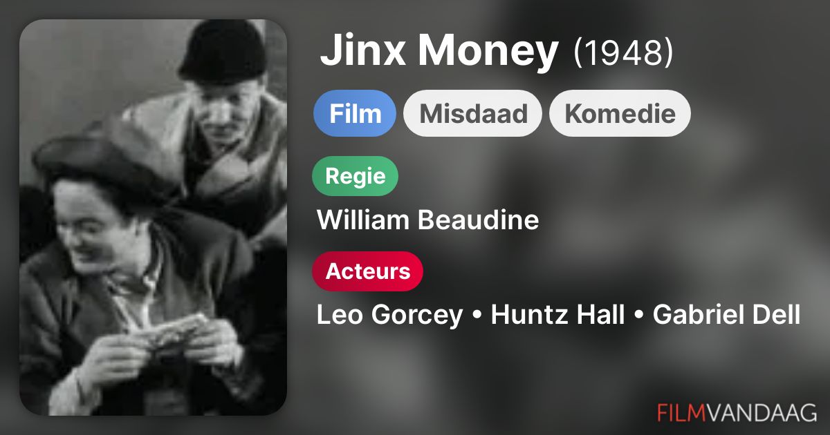 Jinx Money (film, 1948) - FilmVandaag.nl