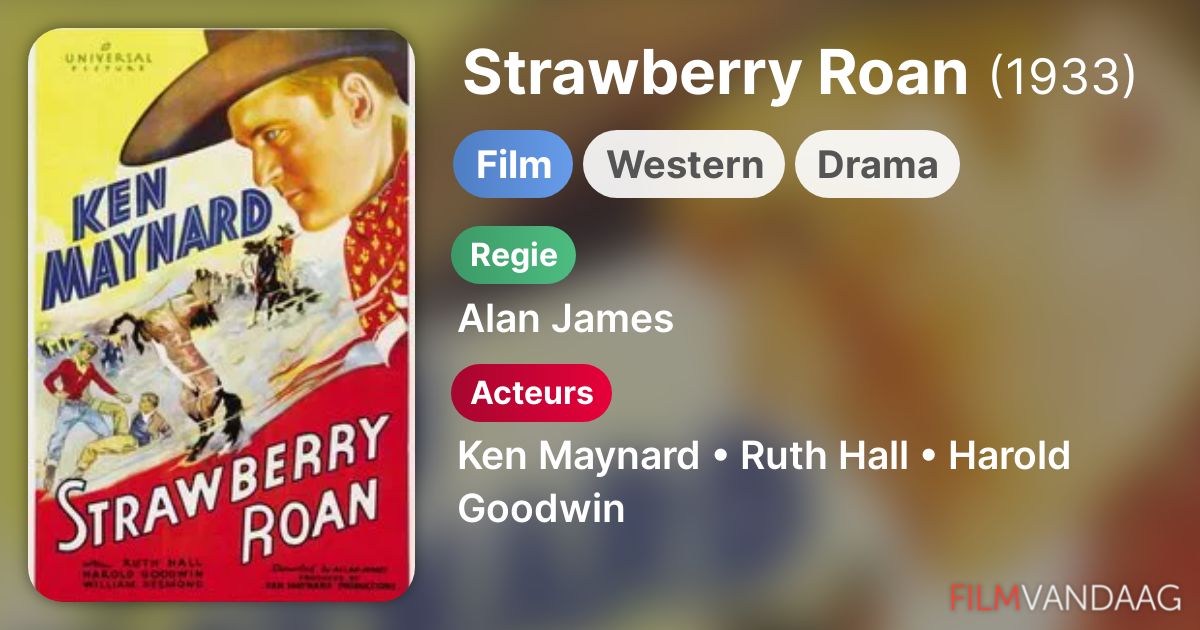 Strawberry Roan (film, 1933) - FilmVandaag.nl