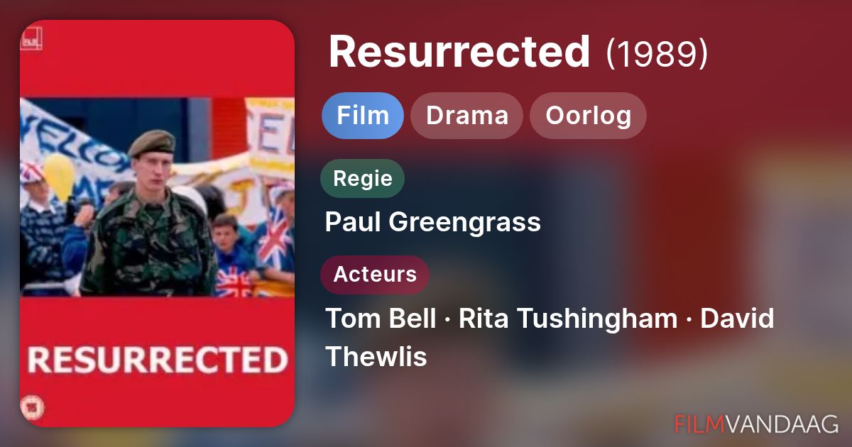 Resurrected (film, 1989) - FilmVandaag.nl