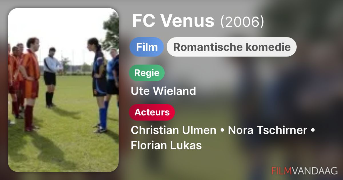 FC Venus (film, 2006) - FilmVandaag.nl