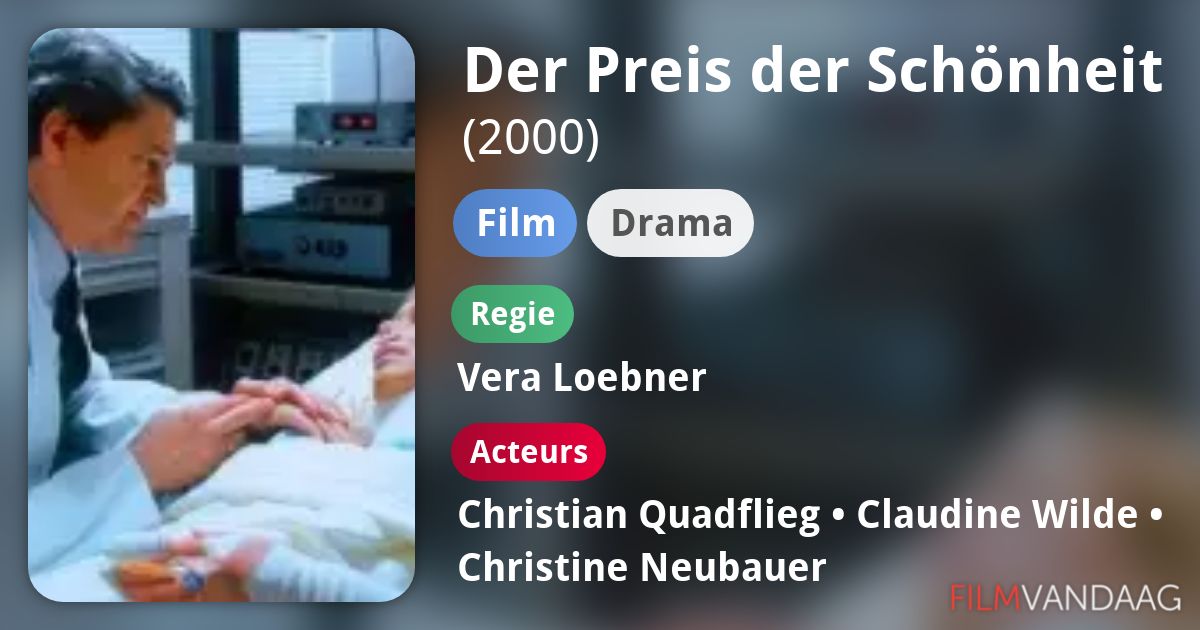 Der Preis der Schönheit (film, 2000) - FilmVandaag.nl