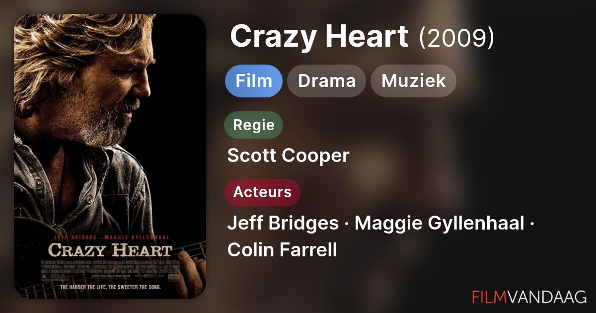 Crazy Heart (film, 2009) - FilmVandaag.nl