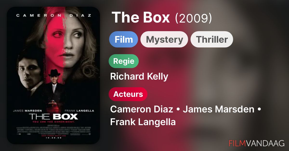 The Box (film, 2009) - FilmVandaag.nl
